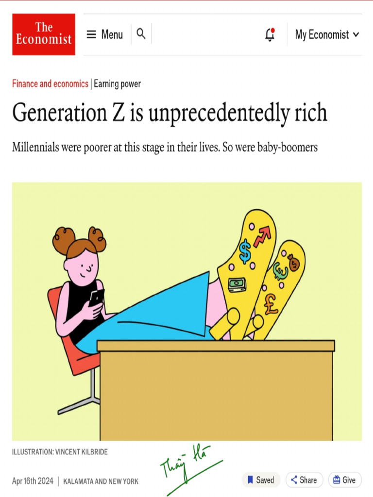 Generation Z Is Unprecedentedly Rich | PDF