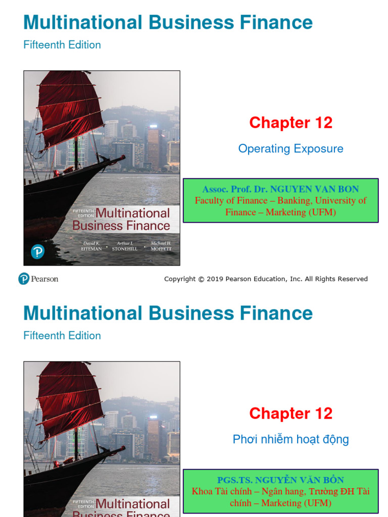 Chapter 12 Operating Exposure | PDF