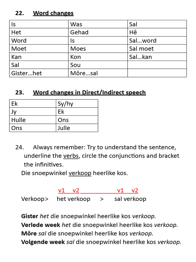 Werksopdrag Oor Afrikaanse Reëls 3 | PDF