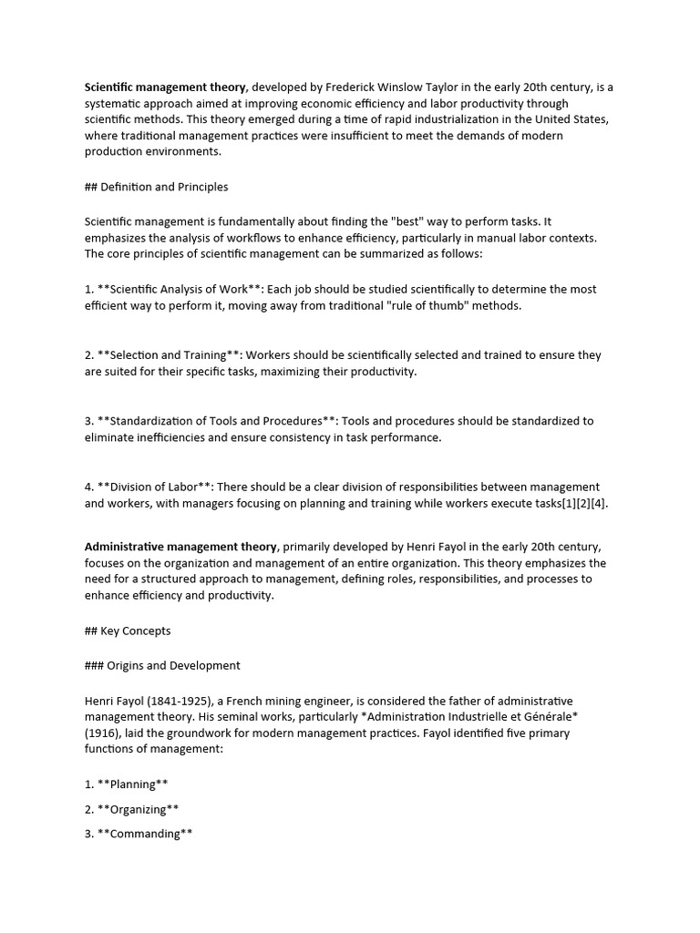 Theories of Management | PDF | Operations Research | Motivation