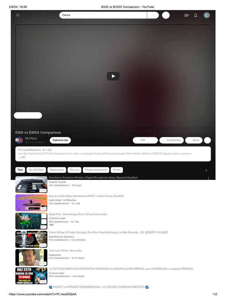 EWD Vs EWDX Comparison - YouTube | PDF