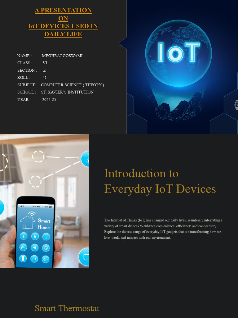 Introduction To Everyday IoT Devices | PDF | Internet Of Things | Computing