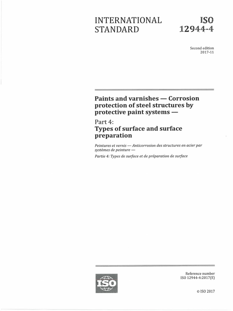 ISO 12944-4 - Second Edition 2017-11 | PDF