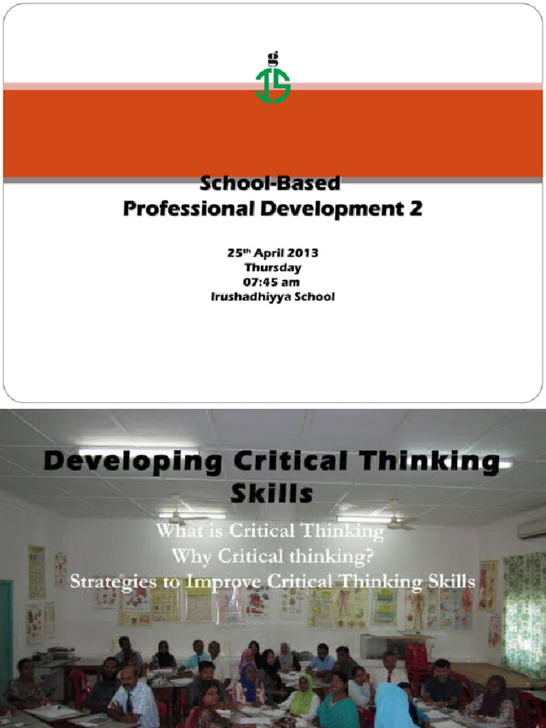 Developing Critical Thinking ppt | PDF