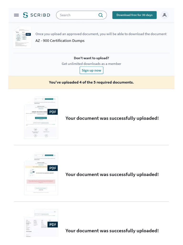 Upload A Document - Scribd4 | PDF