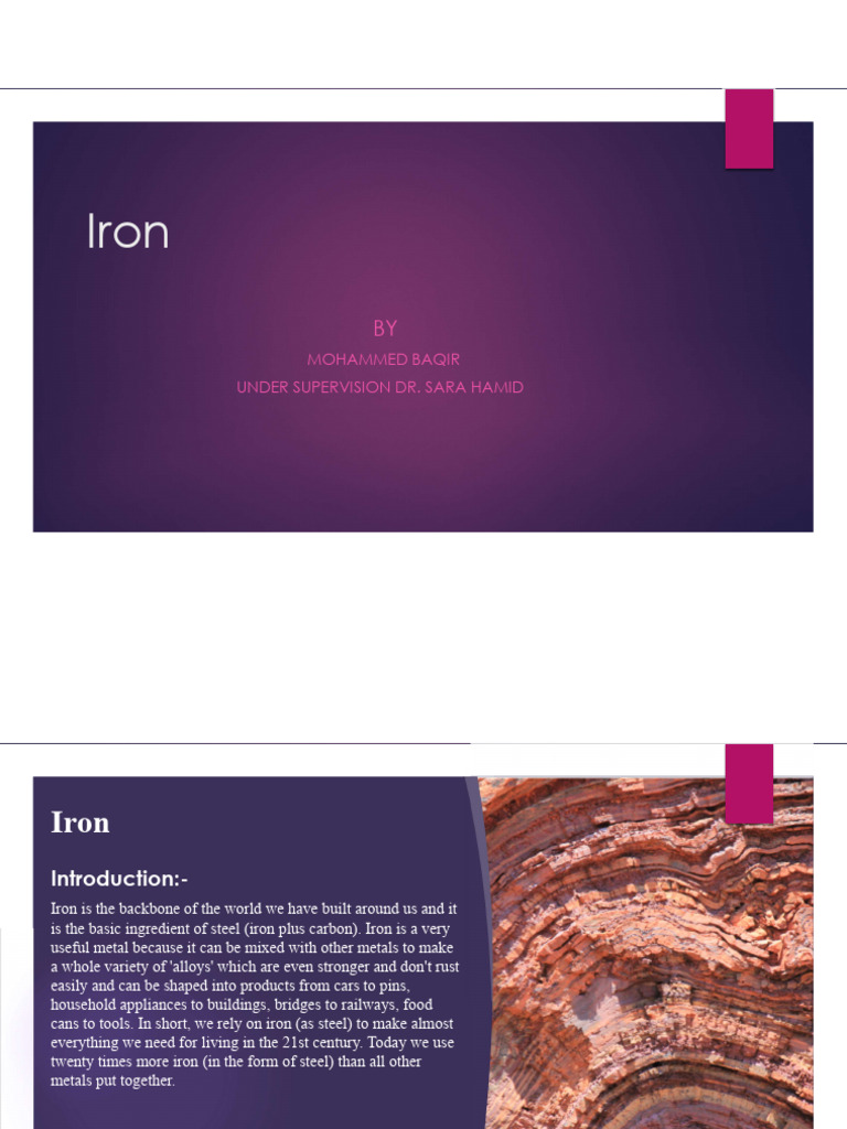 Iron | PDF | Iron | Steel