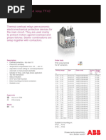 Fuji TR Series Overload Relays | PDF | Relay | Components