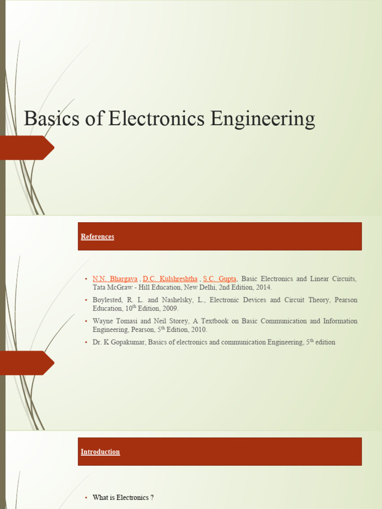 Basics of Electronics 1 | PDF | P–N Junction | Semiconductors