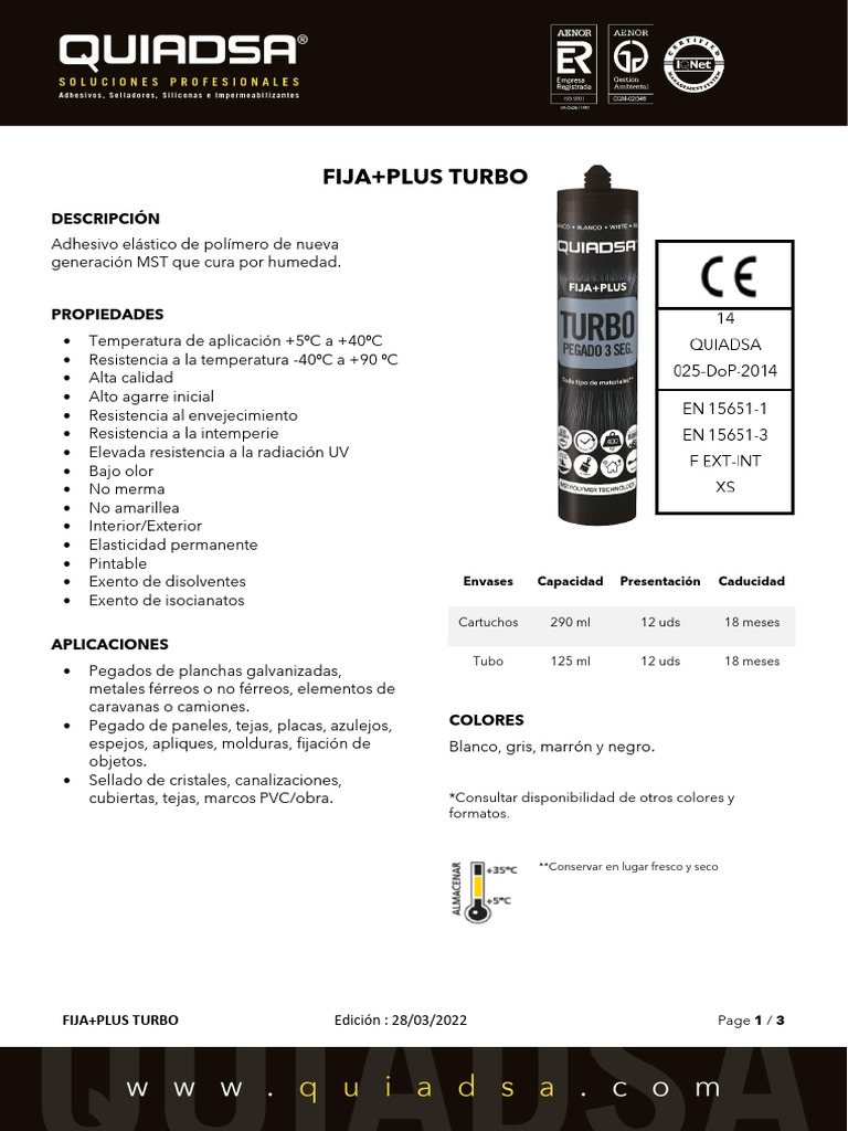 FT - TURBO | PDF | Materiales | Sustancias químicas