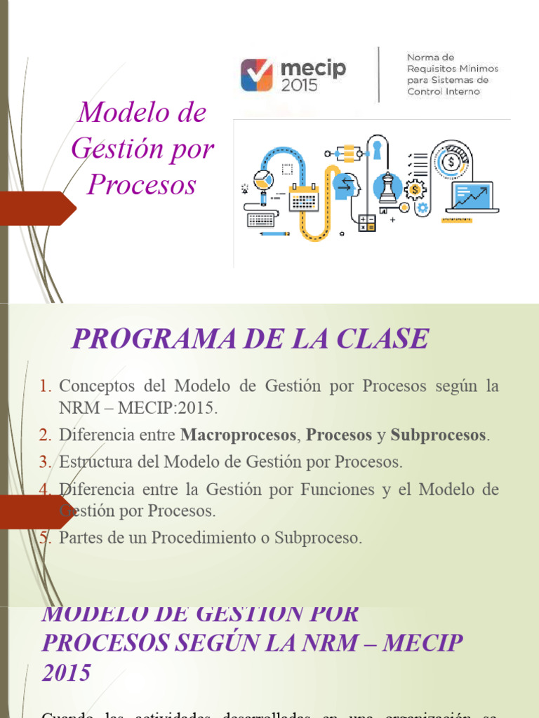 Modelo de Gestión Por Procesos | PDF