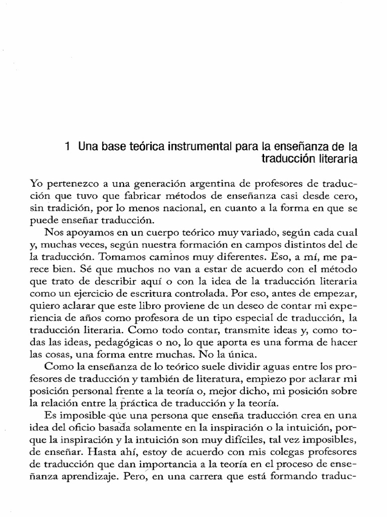 Averbach Cap 1 | PDF | Traducciones | Teoría