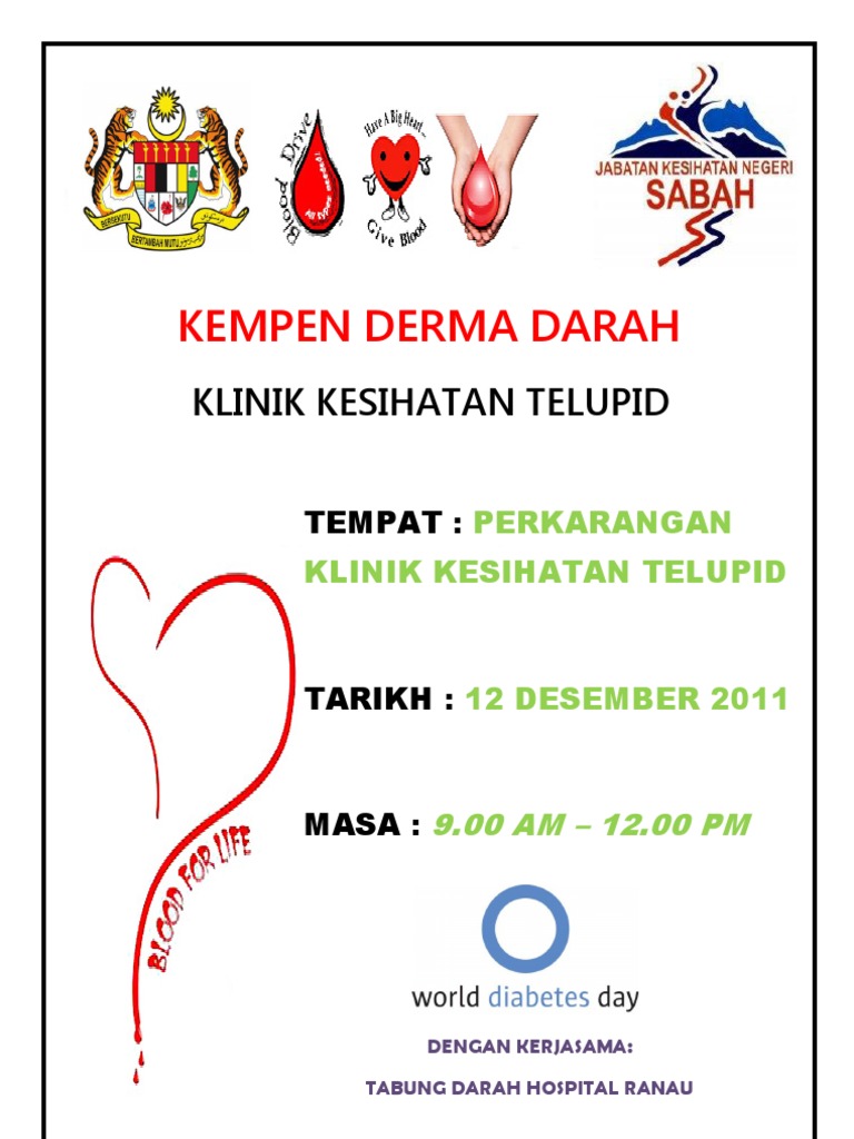 Poster Kempen Derma Darah | PDF