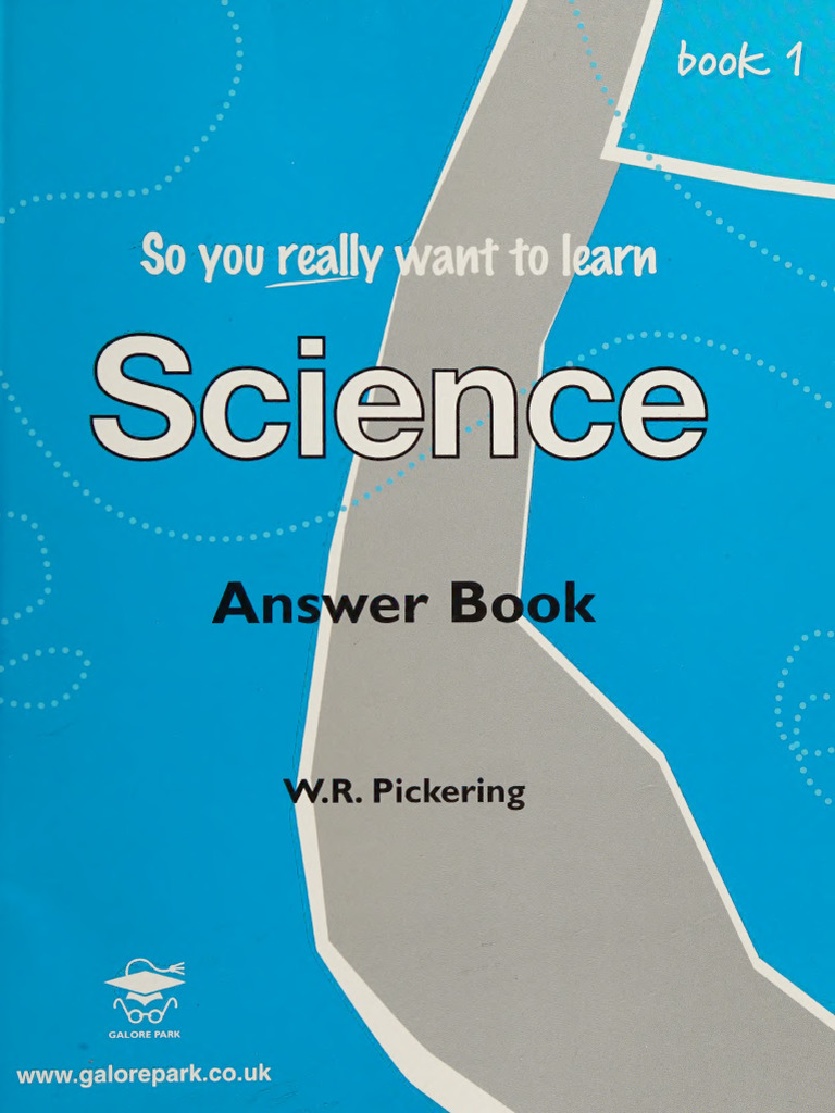 Science Prep. Book 1 Answer Book - Pickering, Ron Martine, Louise ...