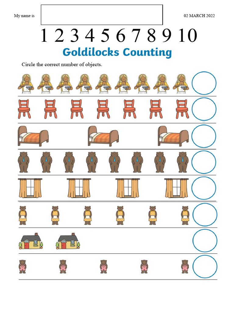 Goldilocks Counting | PDF
