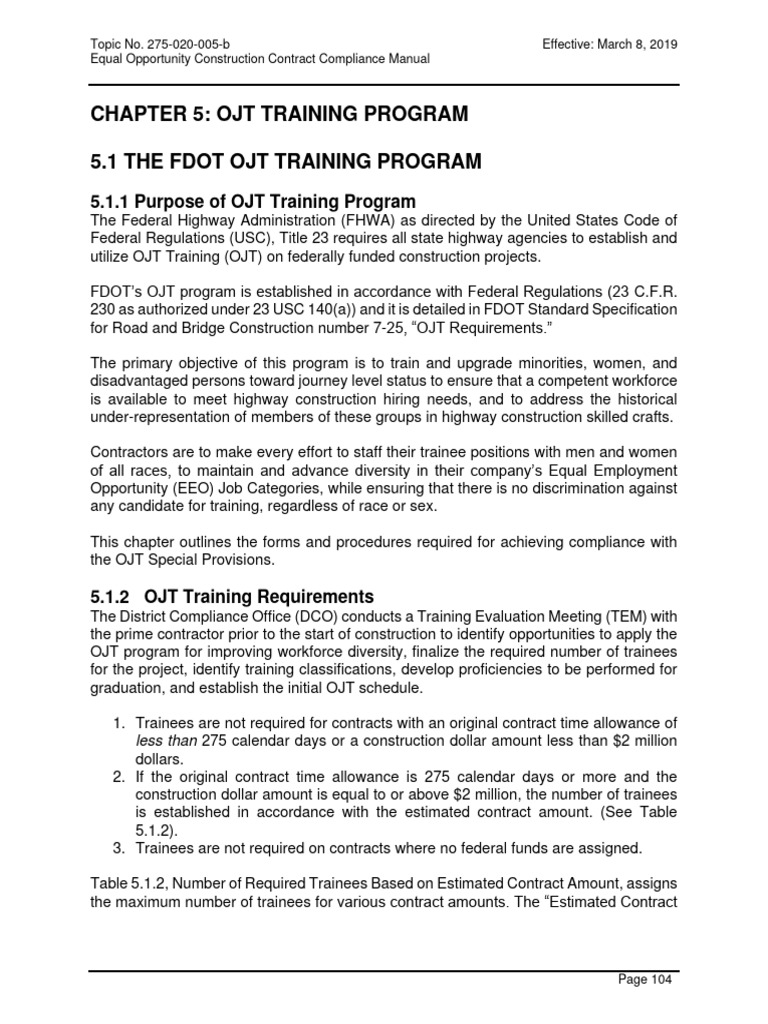 Chapter 5 On The Job Training | PDF | Employment | Identity Document