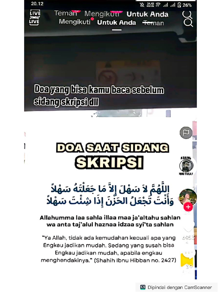 Doa Sidang | PDF