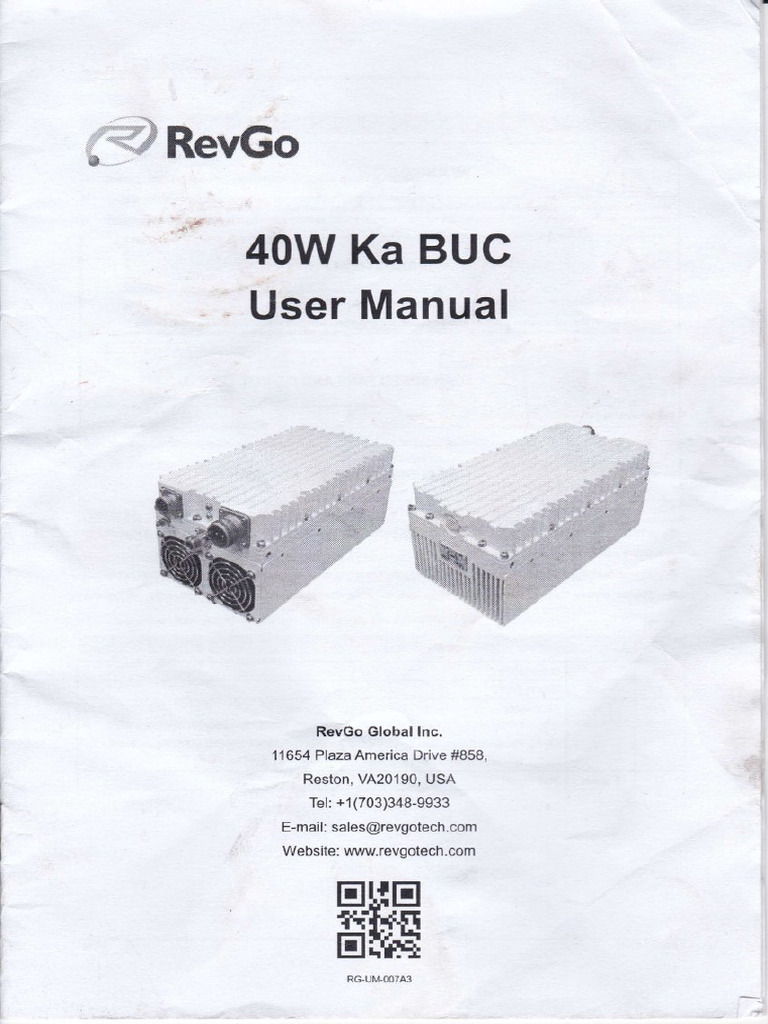 Buc 40W Ka MANUAL 1 | PDF