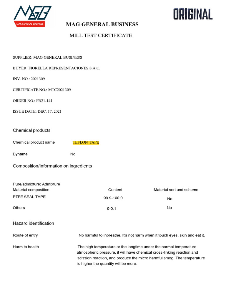 Teflon | PDF | Poison | Combustion