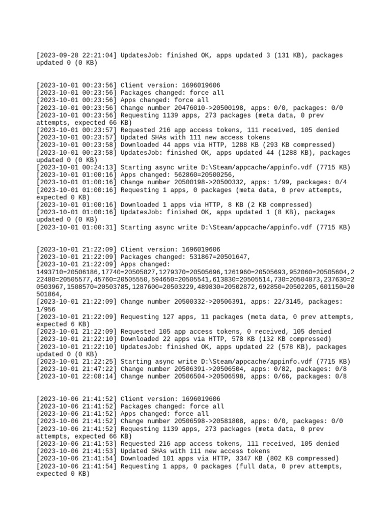 Appinfo Log | PDF | Computer Networking | Internet Architecture