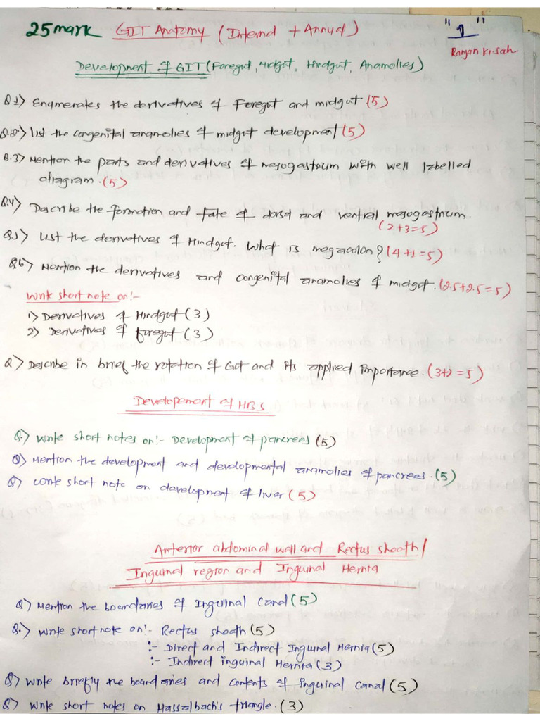 Unit 3 GIT Topic Wise Questions Collection | PDF