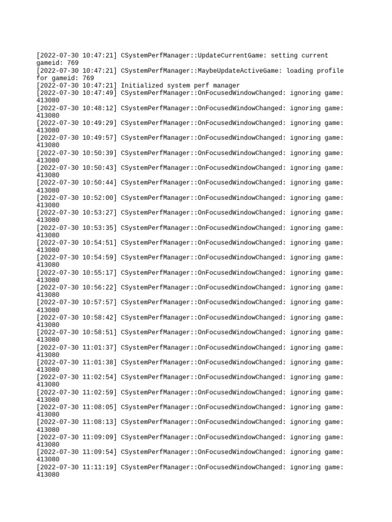 Systemperfmanager | PDF