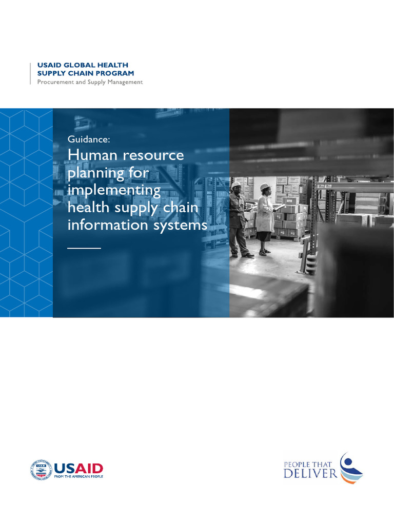 Human Resource Planning Health Supply Chain | PDF | Cloud Computing | Performance Indicator