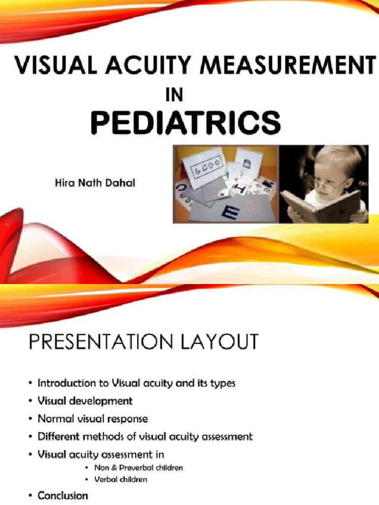 Visual Acuity Measurement in Paediatrics | PDF