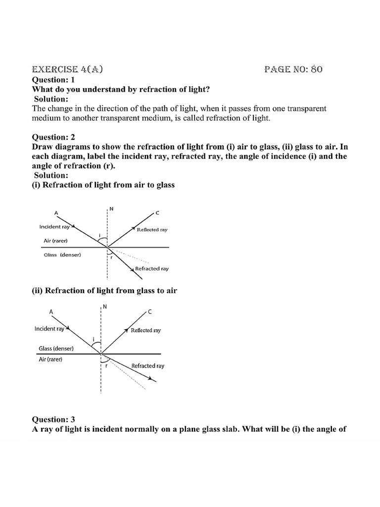 Physics (Ch-4) - X | PDF