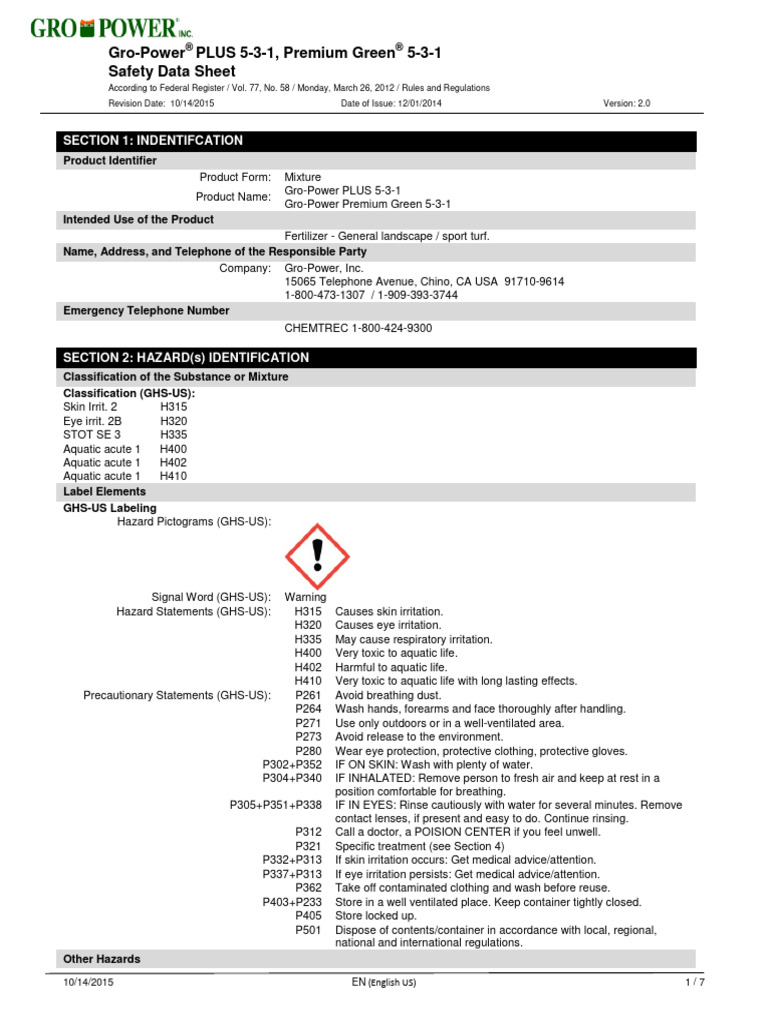 SDS OR Label 32694 | PDF | Personal Protective Equipment | Firefighting