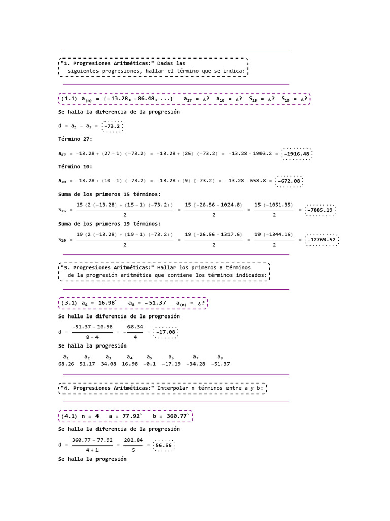 Progresiones E Modelo R | PDF