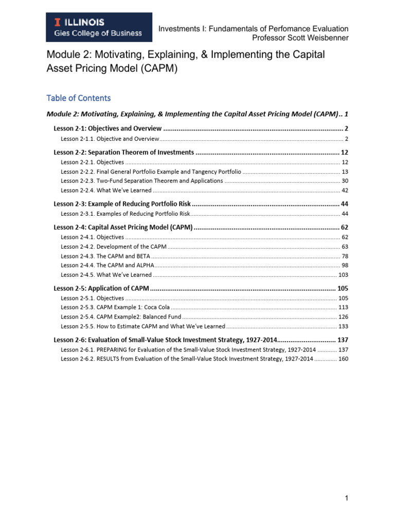 Y6ZlpCqpRTCM8nkHTHy6nQ FIN 511 MOOC 1 Module 2 Word Transcript | PDF | Sharpe Ratio | Modern ...