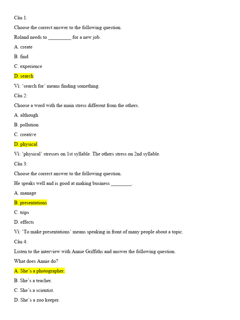 Bai Tap 1 | PDF | Linguistics | Syntax