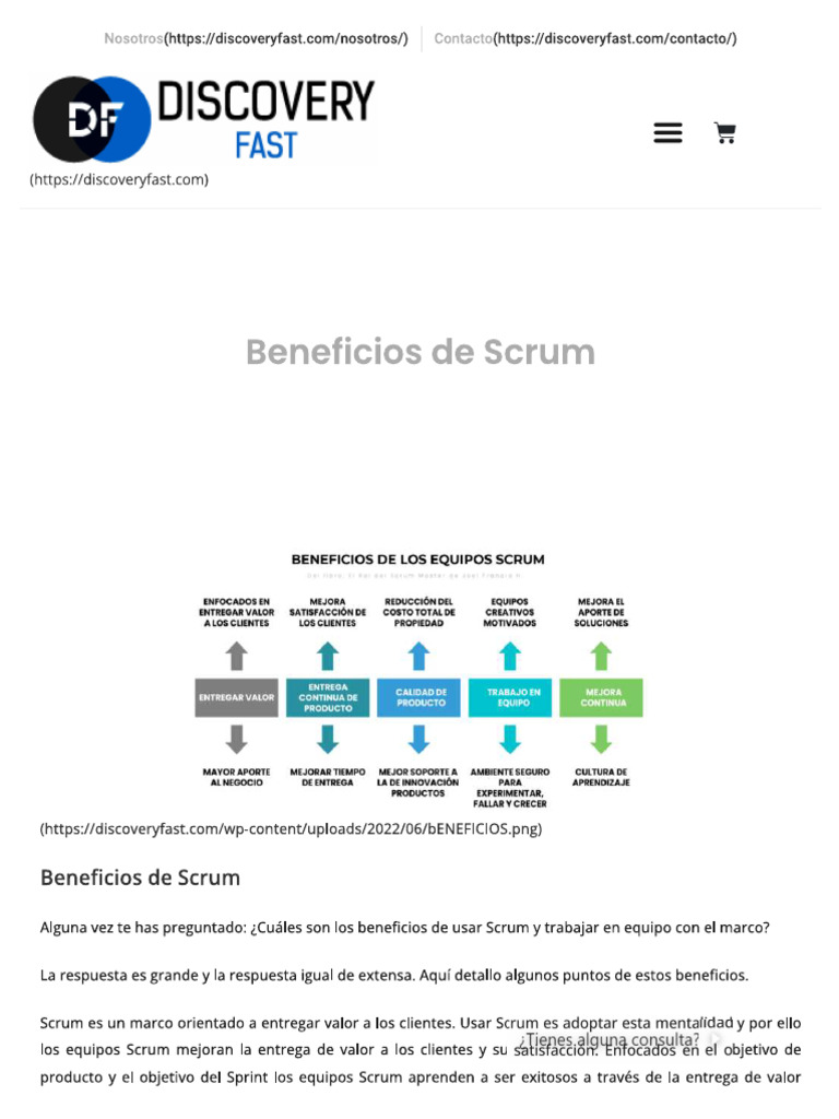 Beneficios de Scrum | PDF