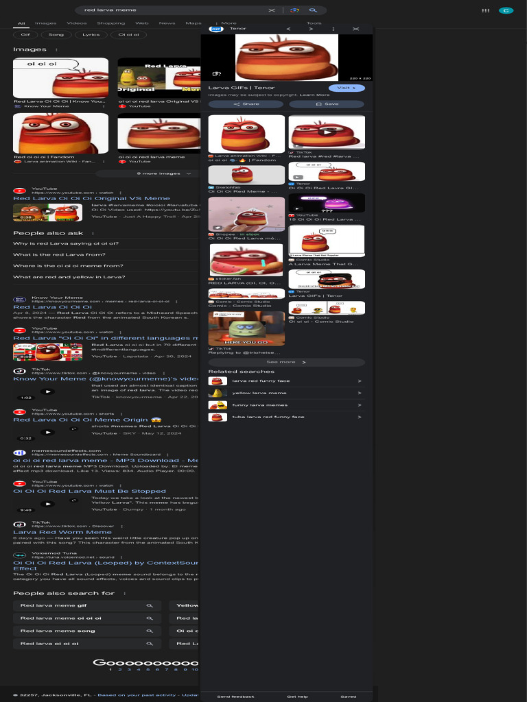 Red Larva Meme - Google Search | PDF | You Tube