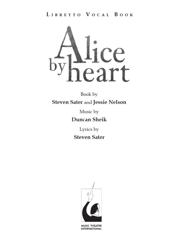 Alicebyheart Script | PDF | Copyright | Alice's Adventures In Wonderland