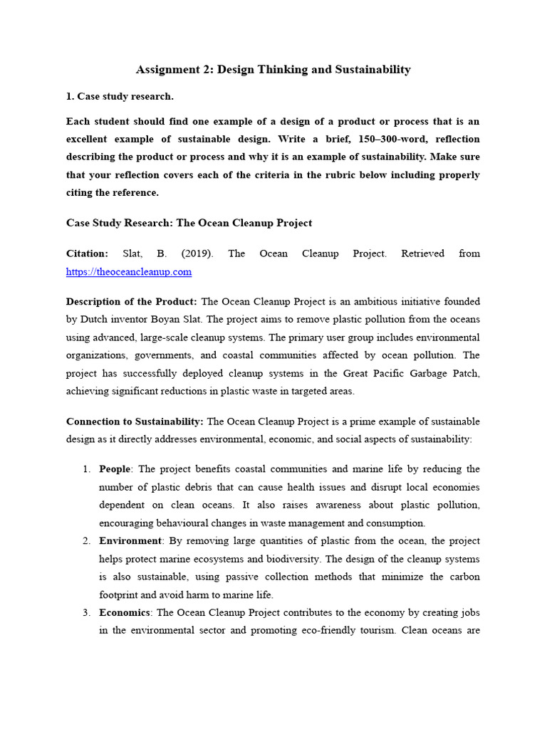 NEP Assignment 2 | PDF | Sustainability | Oceans