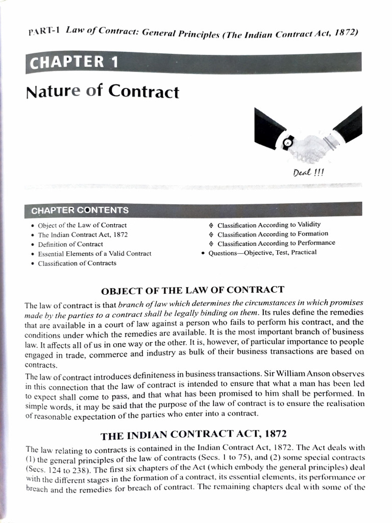 CHP 5 - Indian Contract Law | PDF | Offer And Acceptance | Void (Law)
