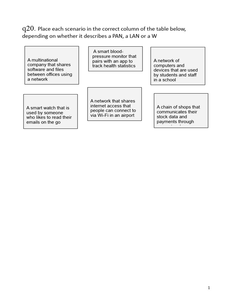 G7-ICT-EOS2 revision - Part 2 - Questions | PDF | Computer Data Storage | Computer Network
