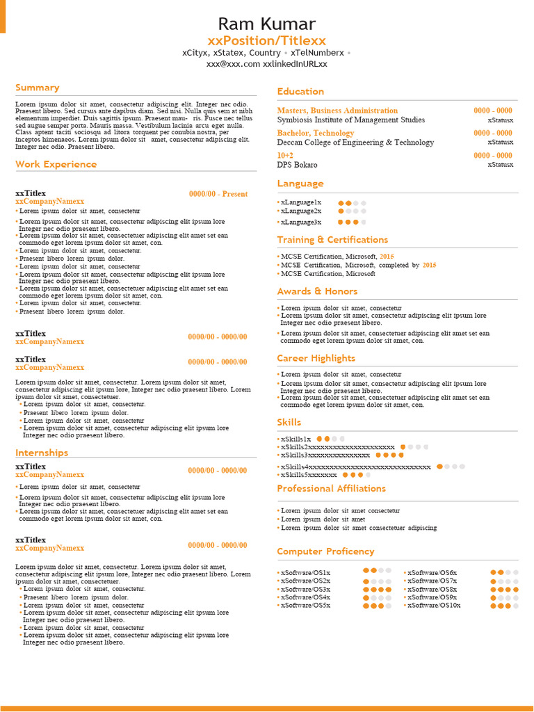 Sample Nip and Tuck Resume | PDF | Computing