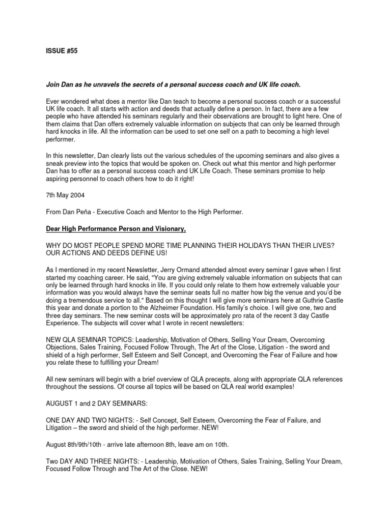 Issue 55 | PDF | Self-Improvement Issue 55 | PDF | Self-Improvement
