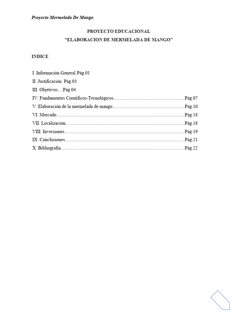 Proyecto de Mermelada | PDF | Mango | Fruta