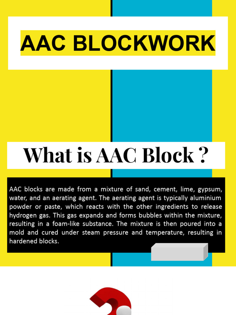 AAC BLOCKWORK | PDF | Concrete | Building Engineering