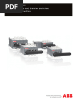 Manual Transfer Switch Installation Guide | PDF | Switch | Equipment