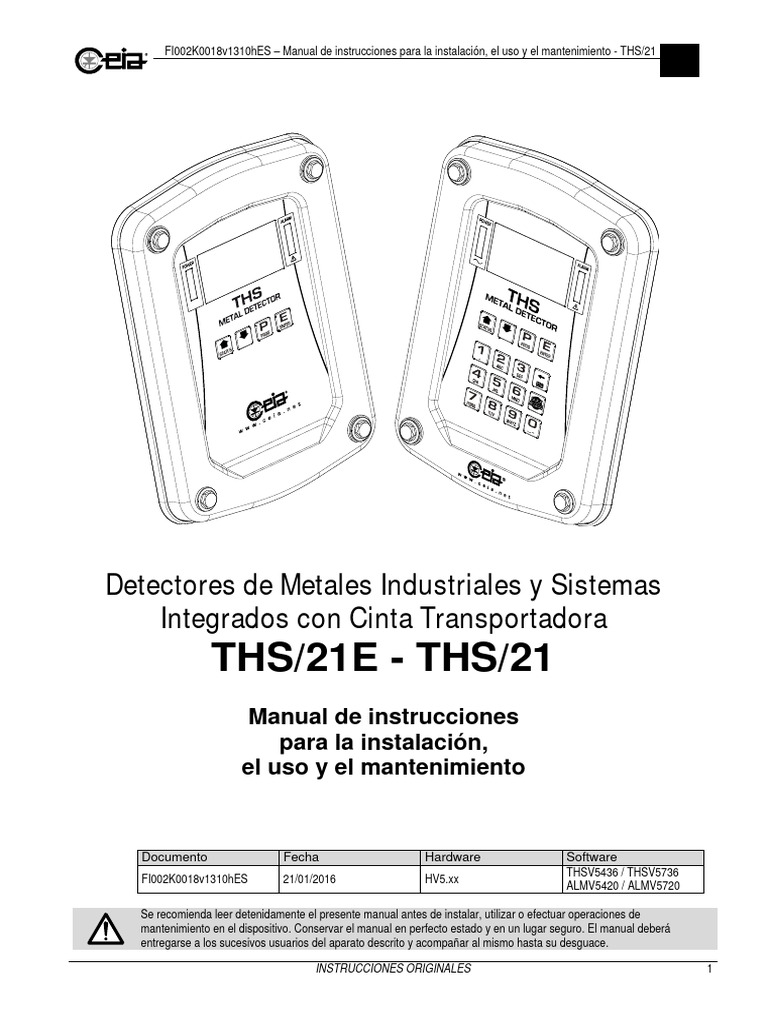 Manual CEIA | PDF | Detector de metales | Antena (Radio)