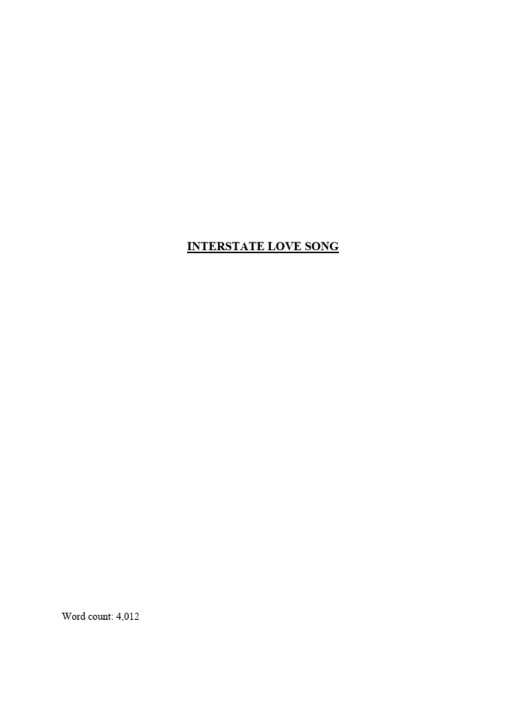 Interstate Love Song | PDF