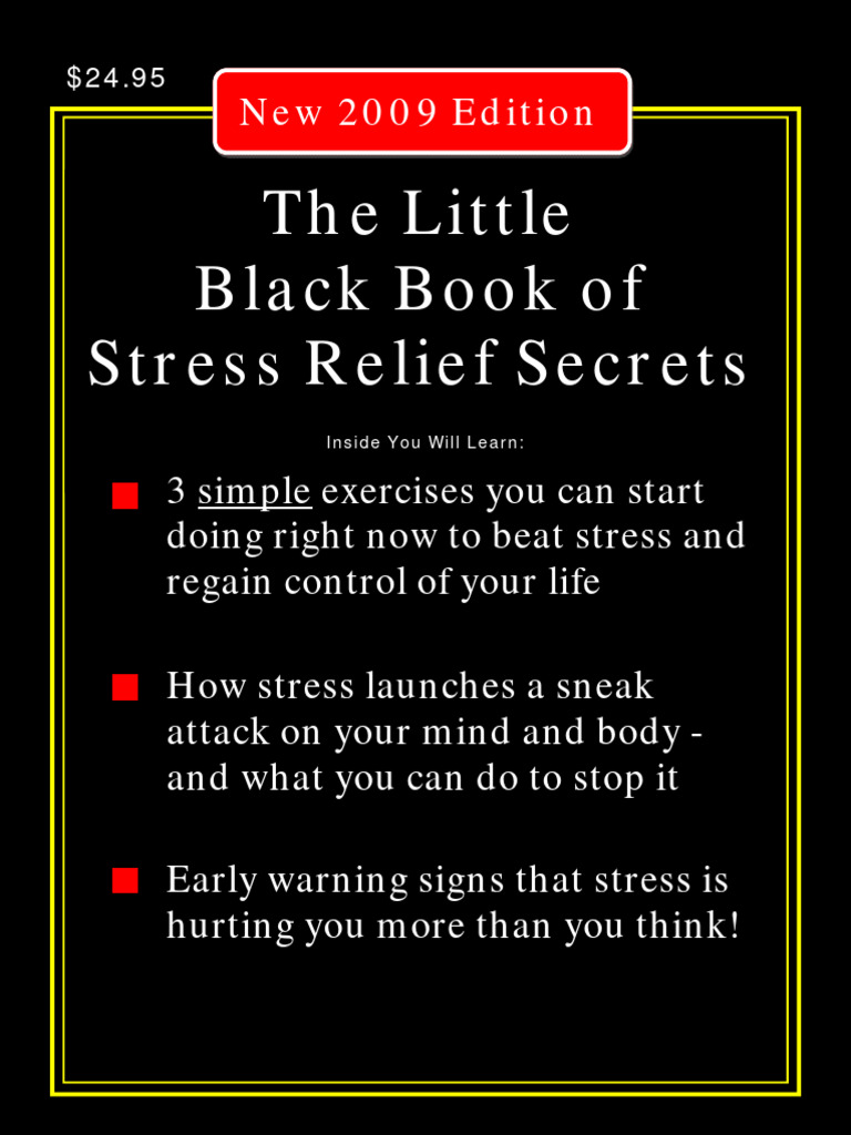 The Little Black Book of Stress Relief Secrets | PDF | Stress (Biology ...