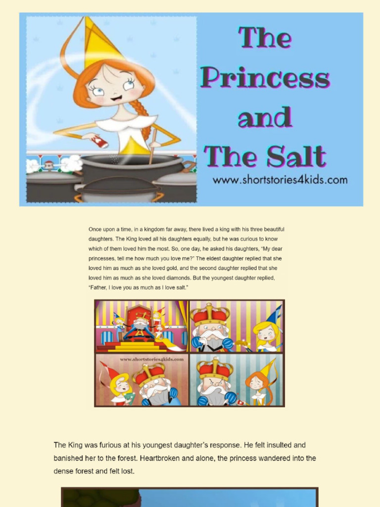 The Princess and The Salt Story | PDF