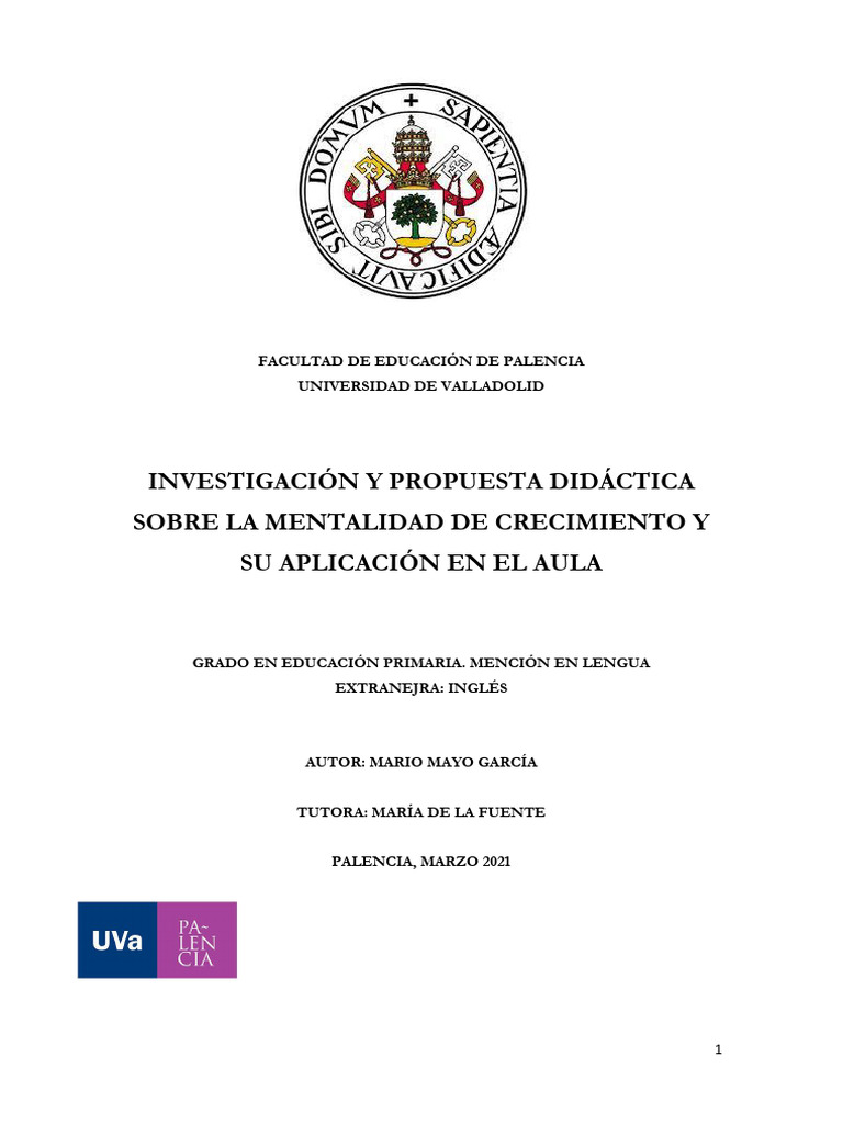 Mentalidad de Crecimiento en Educación | PDF | Aprendizaje | Enseñando