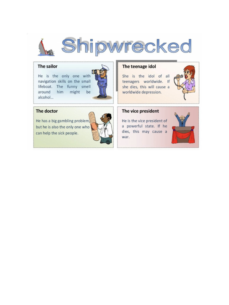 Shipwrecked Game | PDF