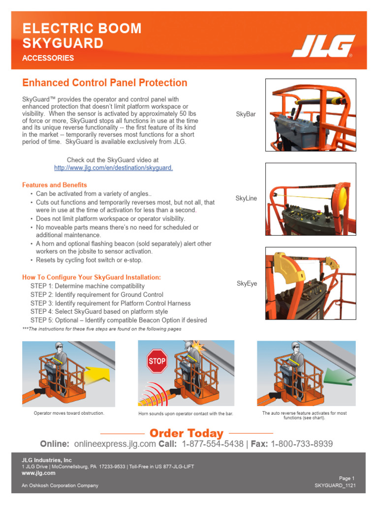 SkyGuard Electric Boom 01121 | PDF | Computing